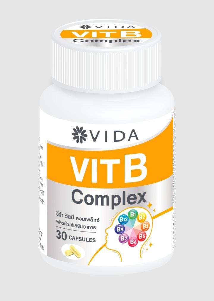 Комплекс Витаминов B Vit B Complex от Vida, 30 капсул (Таиланд ...